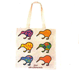 Colourful Kiwis Carry Bag - CB145 – New Zealand Souvenirs & Gifts