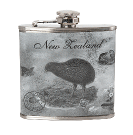 New Zealand Kiwi Hip Flask - MISC101 – New Zealand Souvenirs & Gifts
