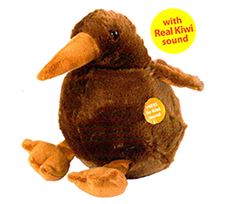 Sitting Kiwi With Real Sound - TK2884 – New Zealand Souvenirs & Gifts