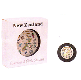 New Zealand Birds & Flowers Coasters - COAS37 – New Zealand Souvenirs ...